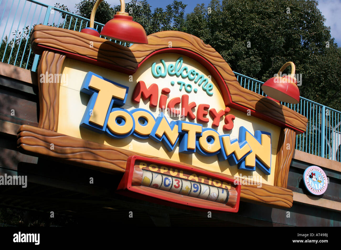 Mickeys Toontown theme park disneyland Stock Photo - Alamy