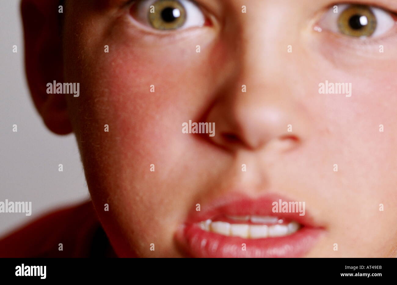 Boy out of Control Stock Photo - Alamy