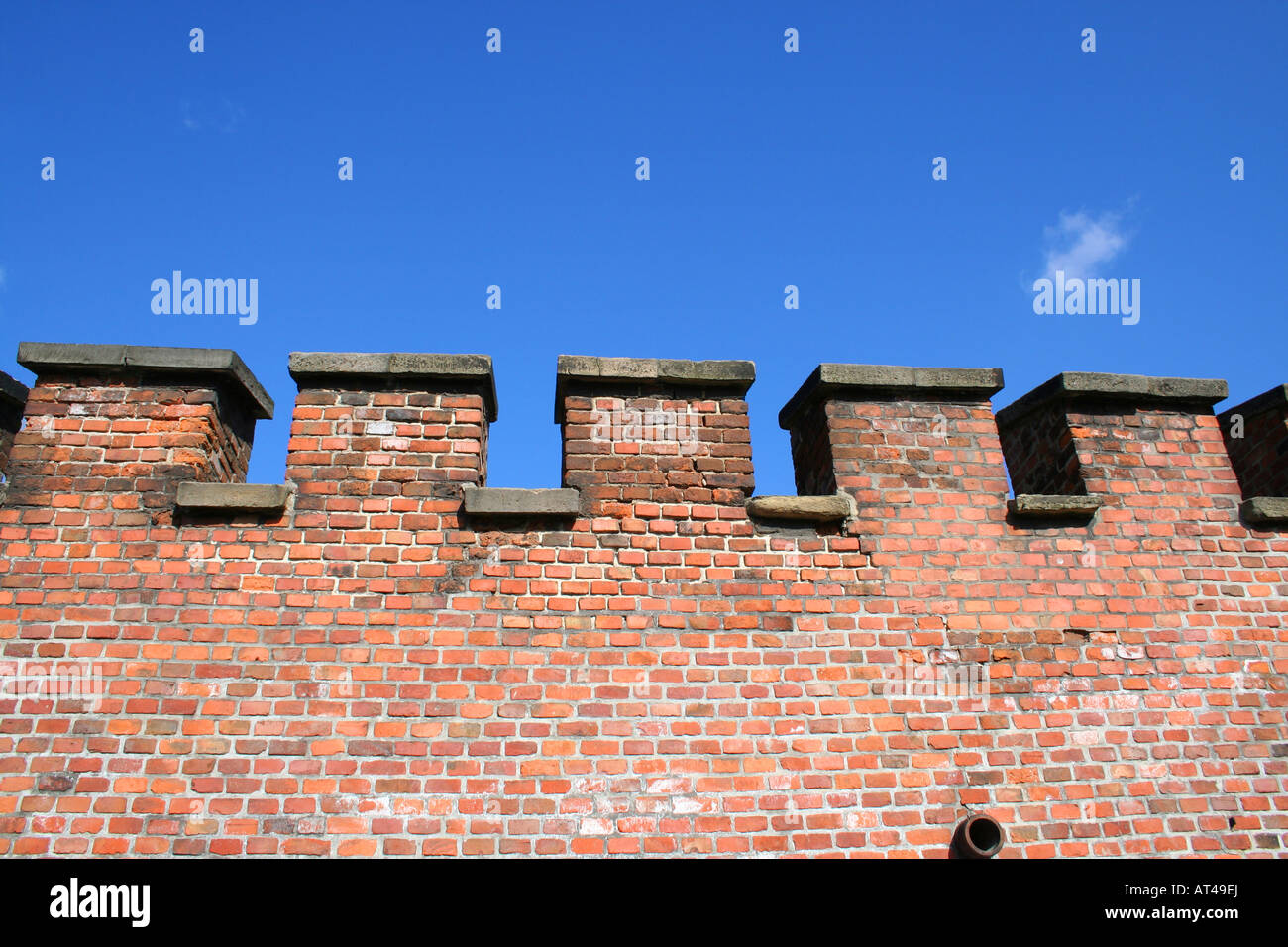 The Fortress Wall from the bricks Background texture Stock Photo - Alamy