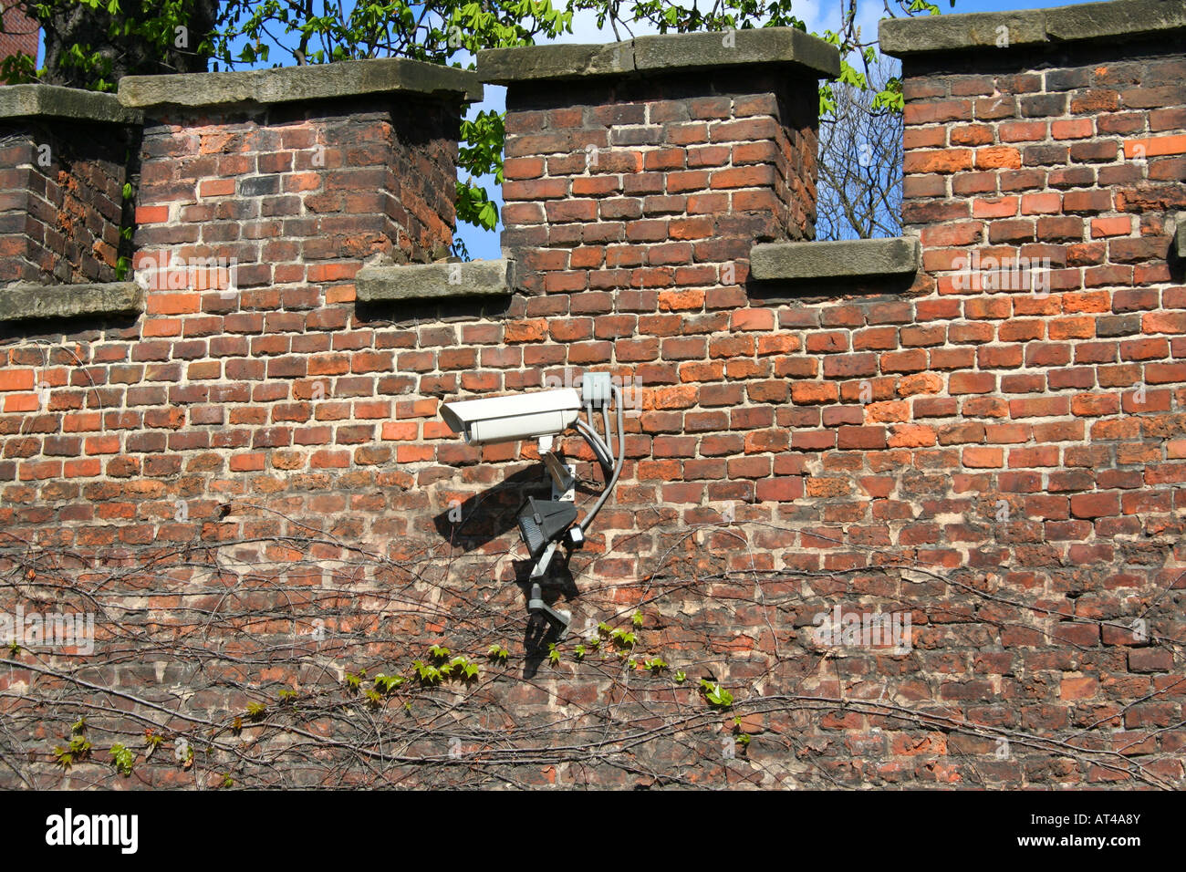 Security camera on stone wall hi-res stock photography and images - Alamy