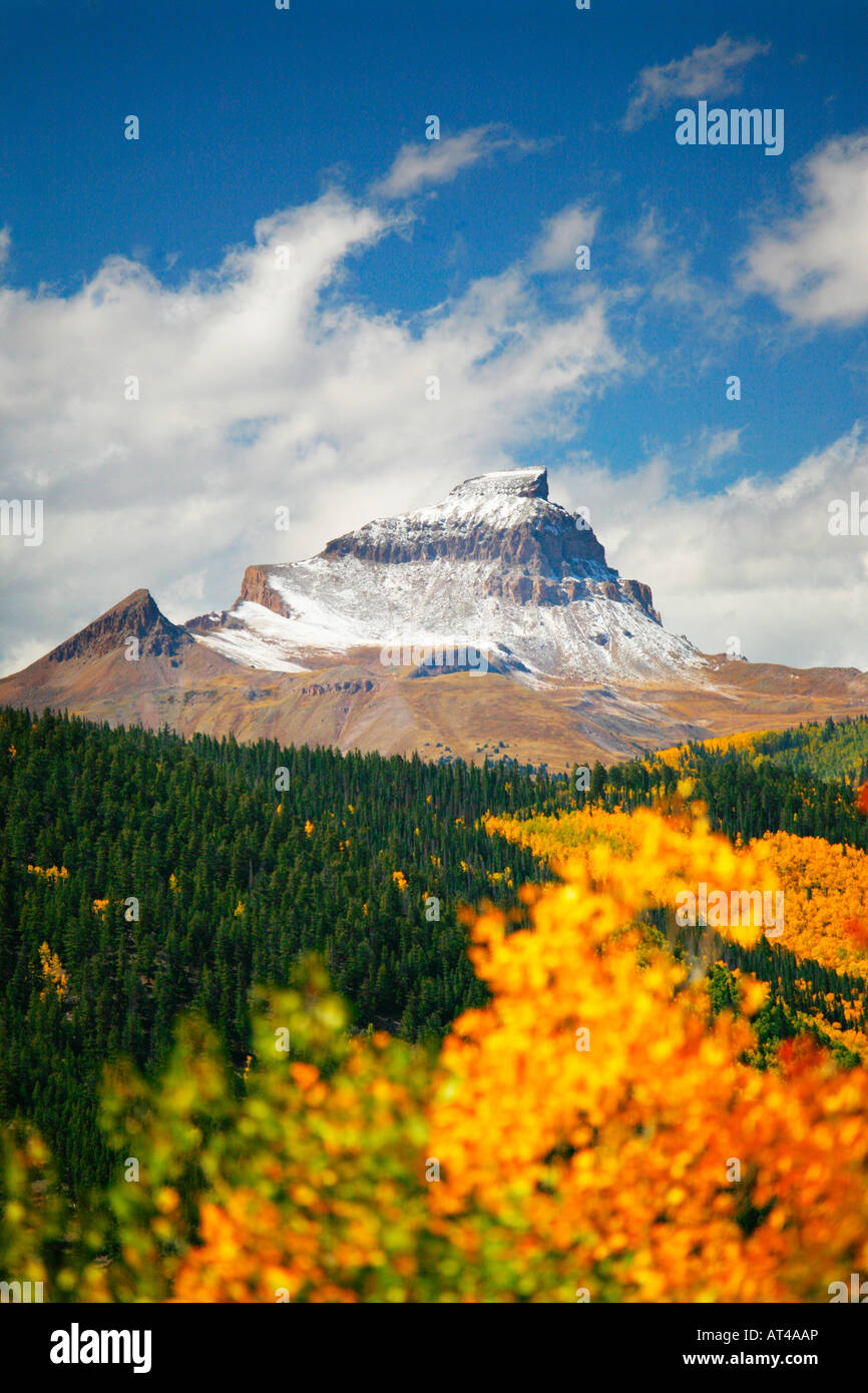 Uncompahgre peak from slumgullion pass hi-res stock photography and ...