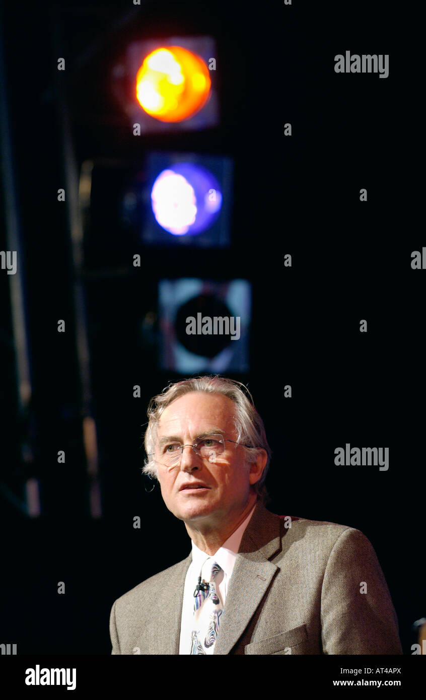 Richard Dawkins evolutionary biologist at The Guardian Hay Festival ...