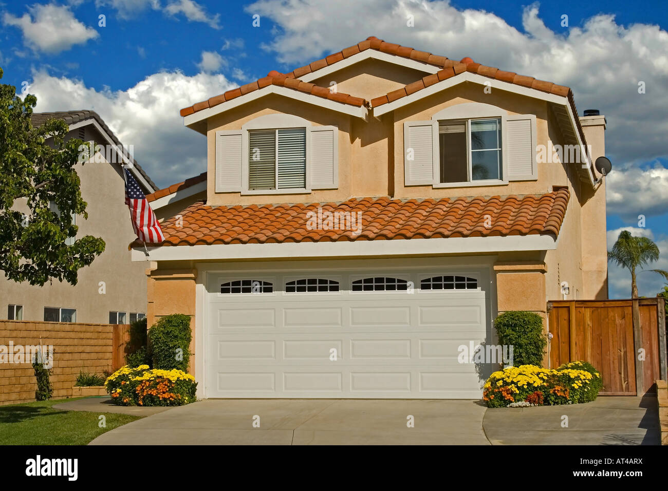 A new home in a new subdivision awaiting a new family Stock Photo - Alamy