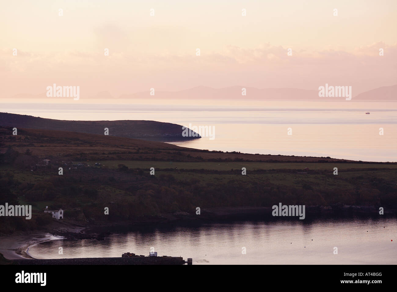 Sunset on the Ring of Kerry, County Kerry, Ireland Stock Photo - Alamy