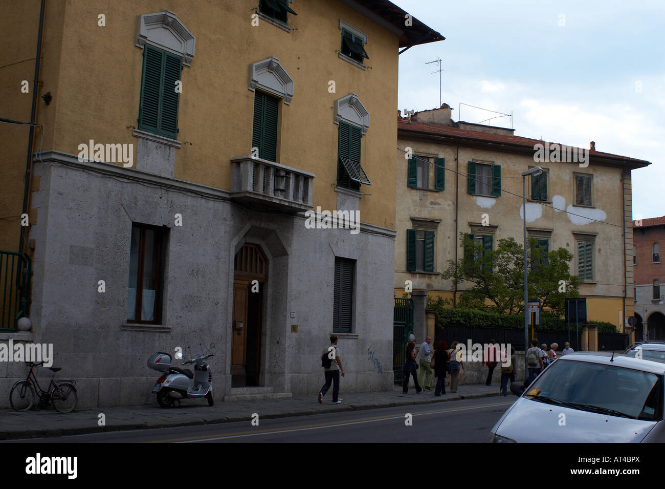Tenement houses in Pisa, Tuscany, Italy Stock Photo - Alamy