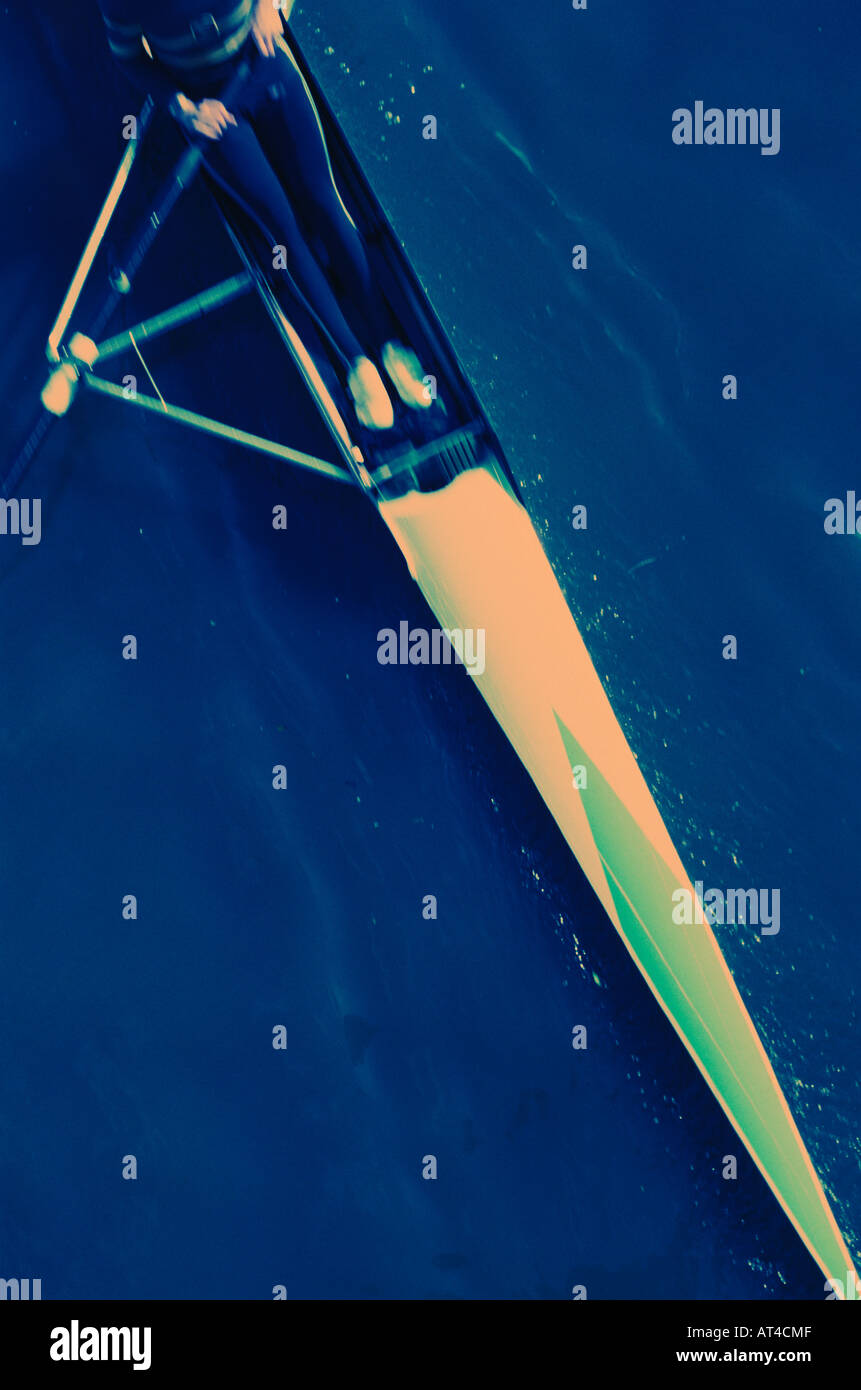 Section of rowing boat on The Thames Hammersmith London UK 02 1998 ...