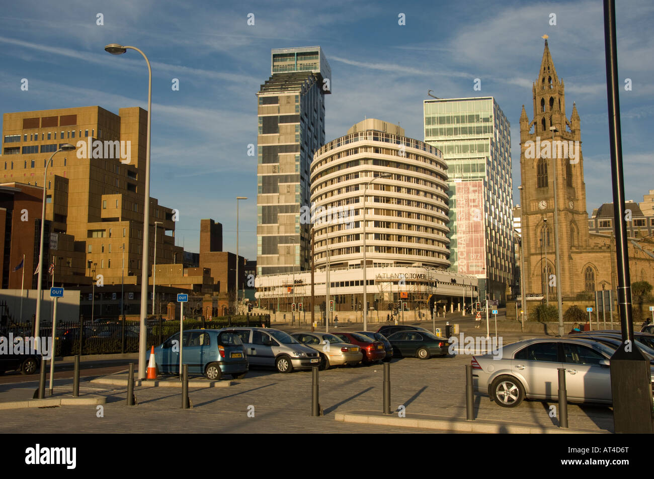 Liverpool city centre - Atlantic Tower and Unity Buildings (with the ...
