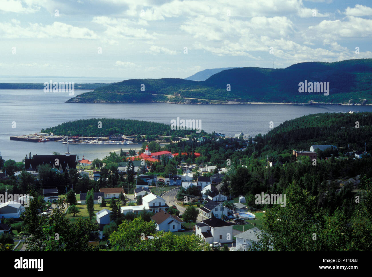 Tadoussac aerial hi-res stock photography and images - Alamy