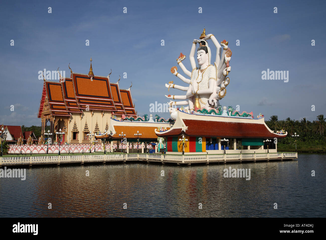Thailand Ko Samui Wat Plai Laem temple Stock Photo - Alamy