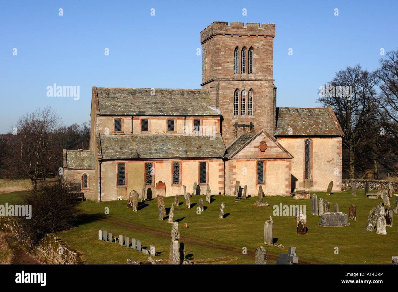 Church of Saint Michael, Lowther. Lake District National Park, Cumbria ...