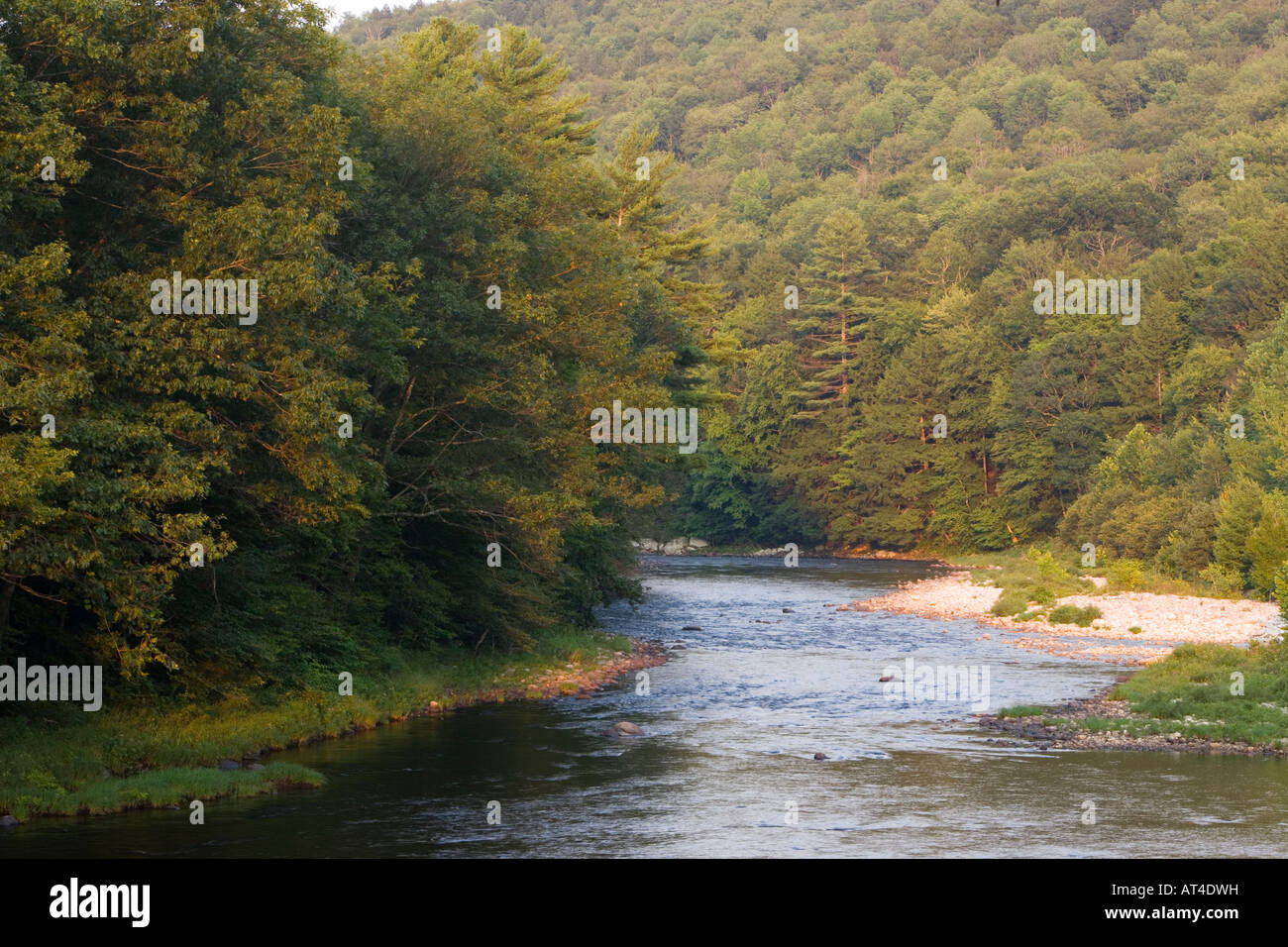 The West River in Jamaica, Vermont. Connecticut River Tributary Stock ...