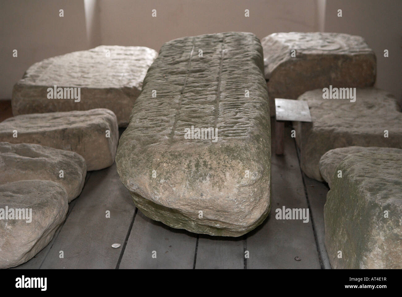 An historical monument the Stones of Mora in Knivsta Uppsala Lan Sweden ...