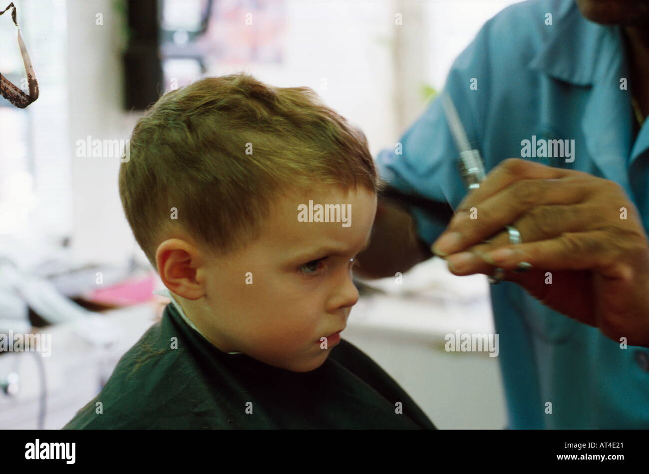 First haircut hi-res stock photography and images - Alamy