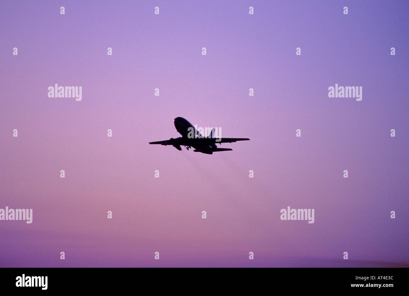 Airplane in Flight Stock Photo - Alamy