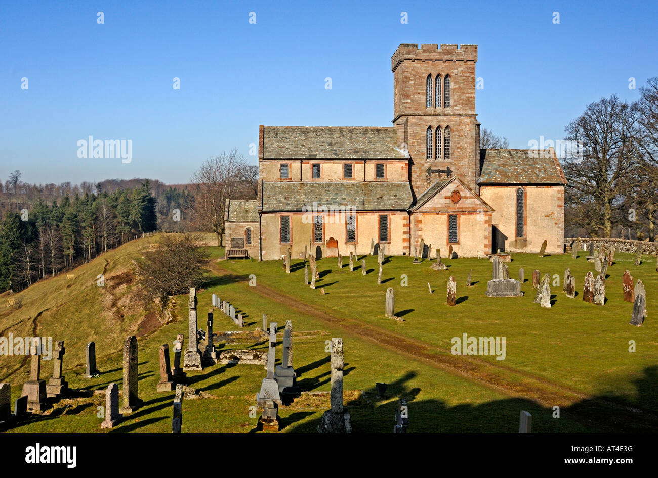 Church of Saint Michael, Lowther. Lake District National Park, Cumbria ...