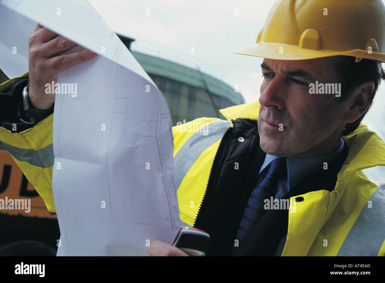 engineer studying data Stock Photo - Alamy