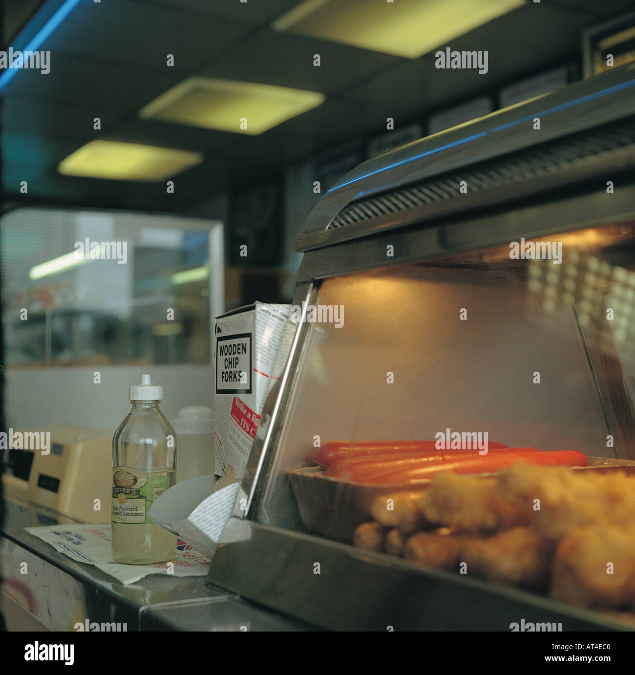 food counter at a store Stock Photo - Alamy