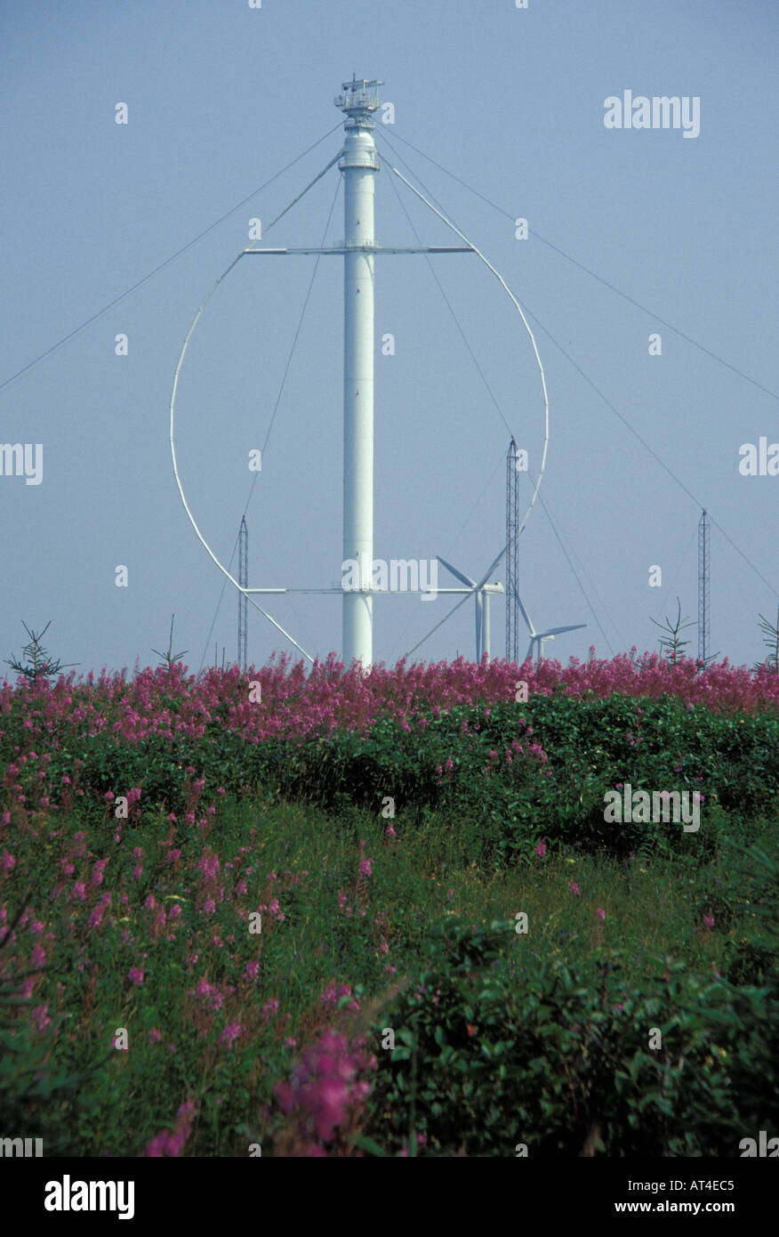 Vertical axis wind turbine gaspe quebec hi-res stock photography and ...
