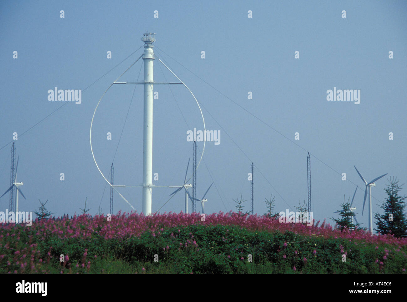 Vertical axis wind turbine gaspe quebec hi-res stock photography and ...
