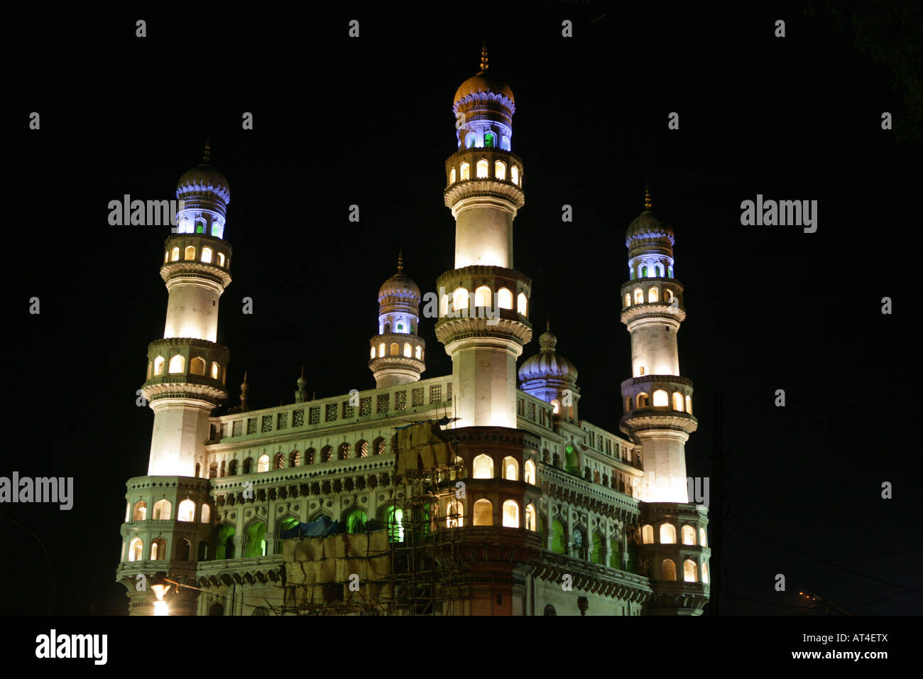 Charminar at night hi-res stock photography and images - Alamy
