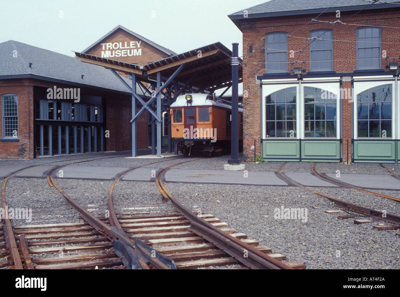 Trolley museum scranton hi-res stock photography and images - Alamy
