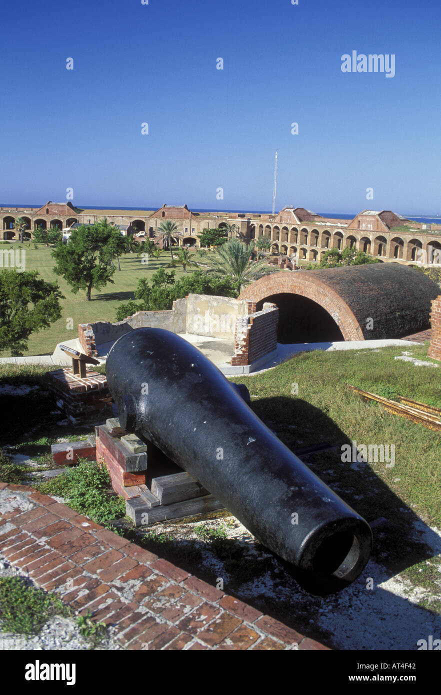Fort Jefferson Gulf of Mexico Canon Stock Photo - Alamy