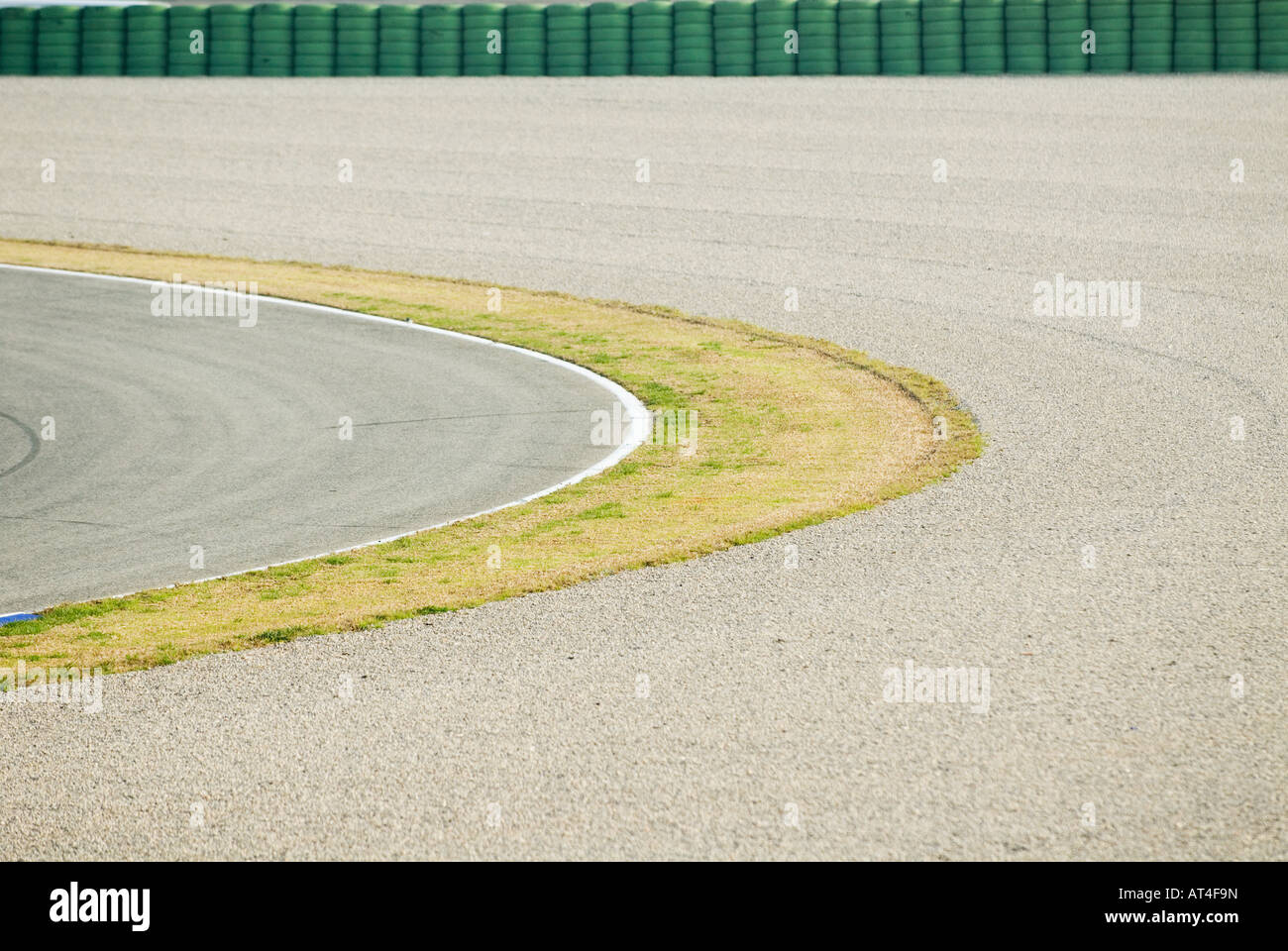 curve in racetrack Stock Photo - Alamy