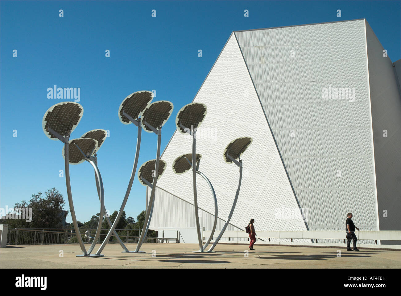 Festival Theatre & Solar Panels, Adelaide, South Australia Stock Photo ...
