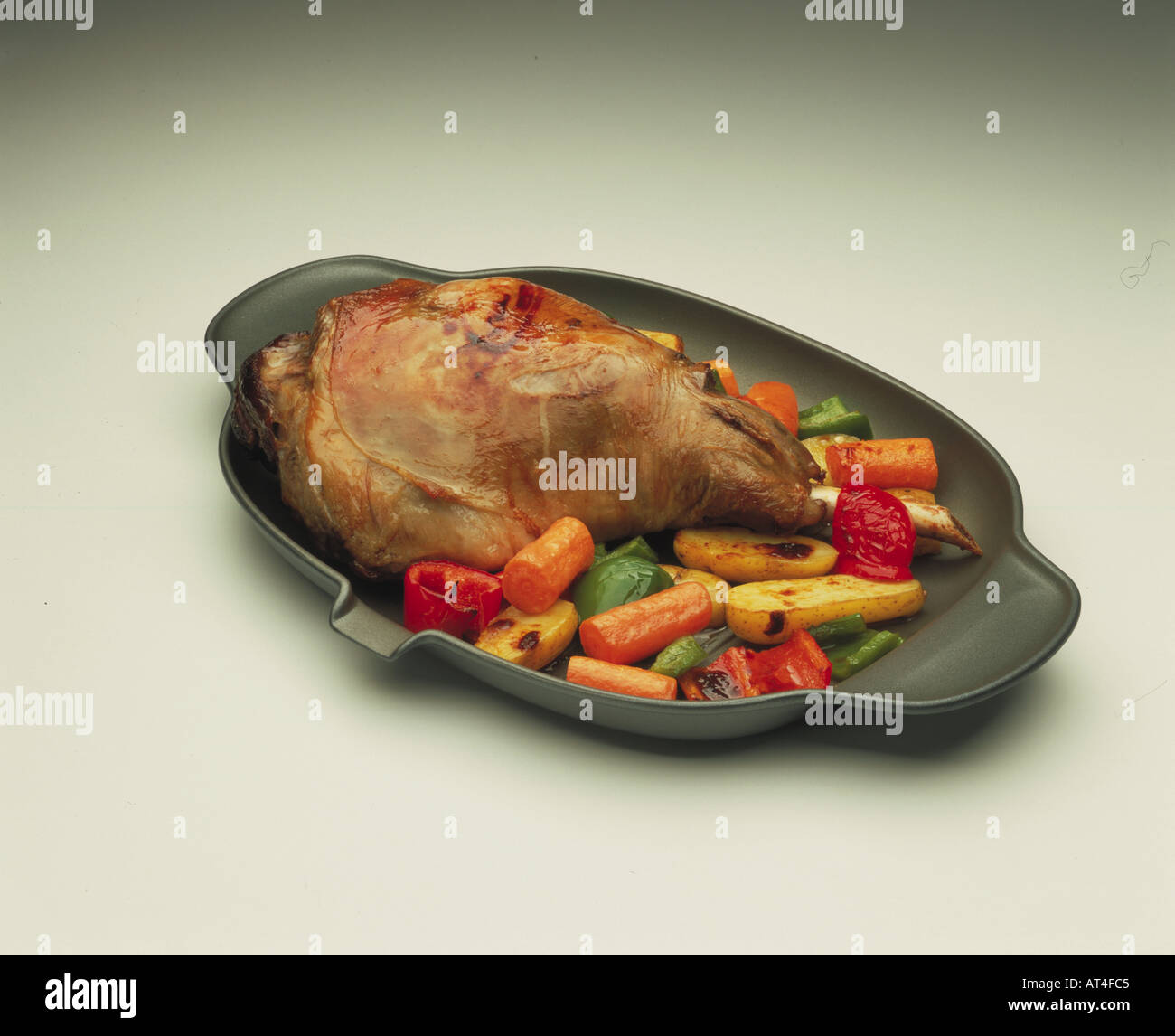 a roast meat joint Stock Photo - Alamy