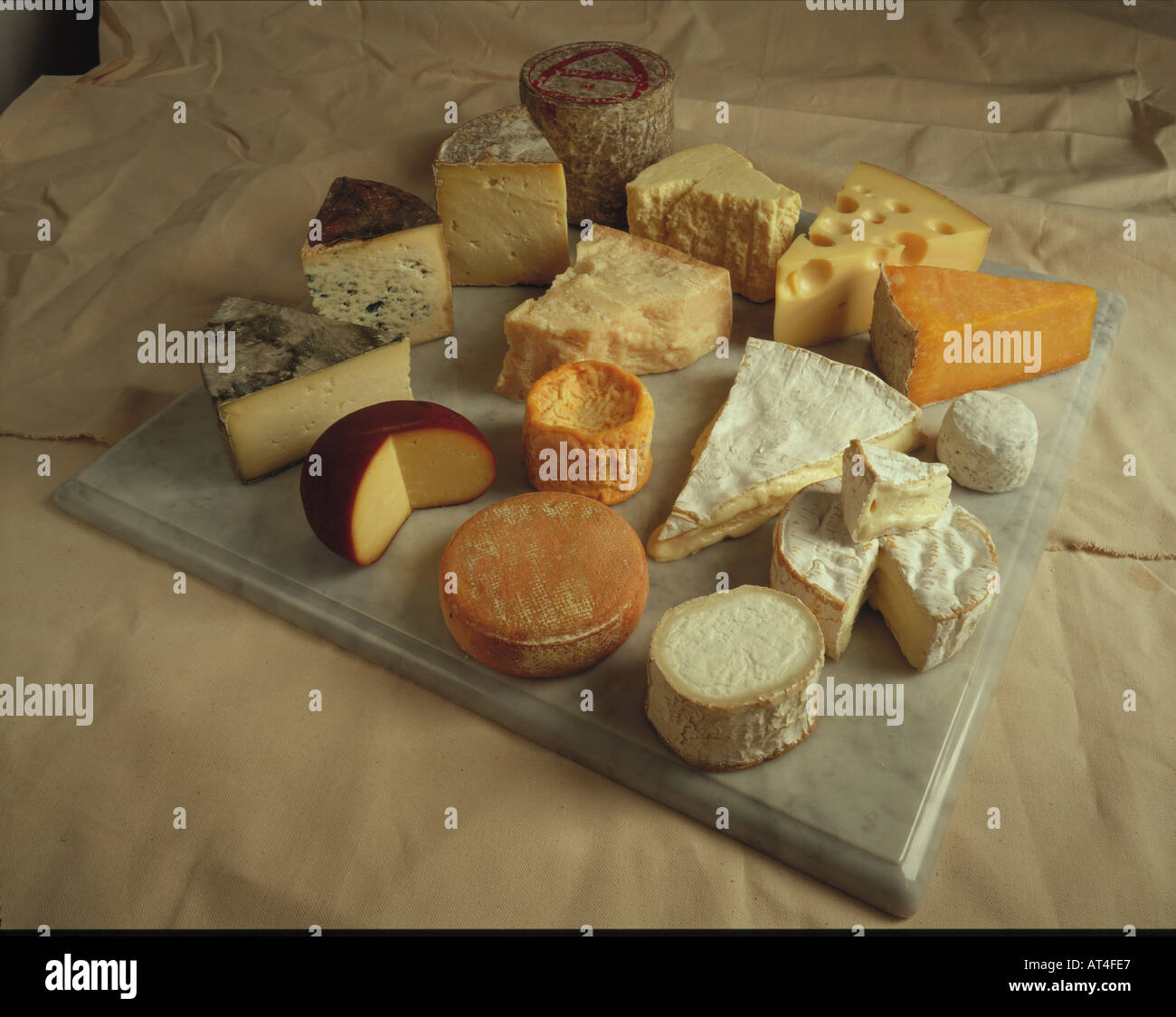 various traditional cheeses Stock Photo - Alamy