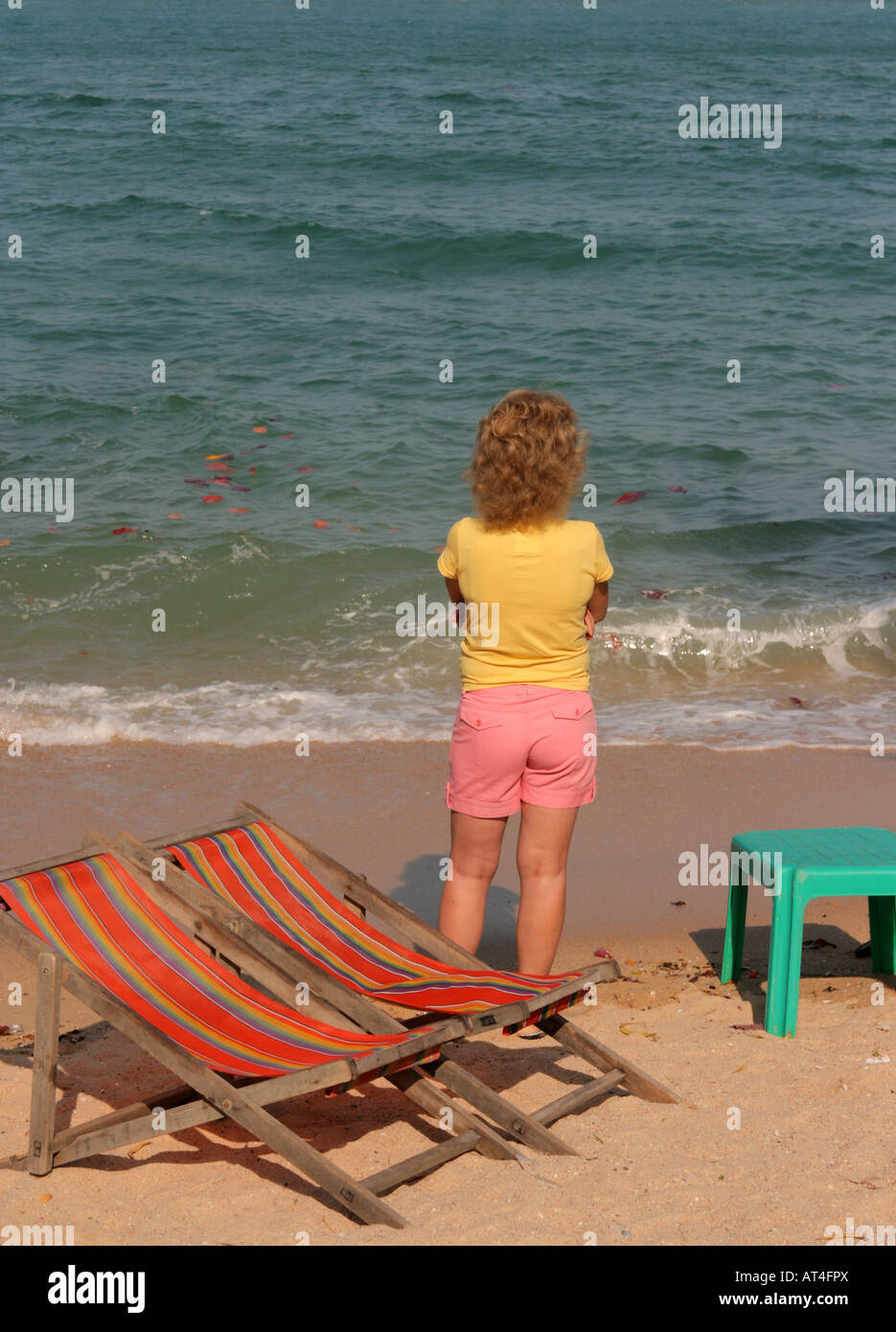Worried female anxious sea concerned hi-res stock photography and ...