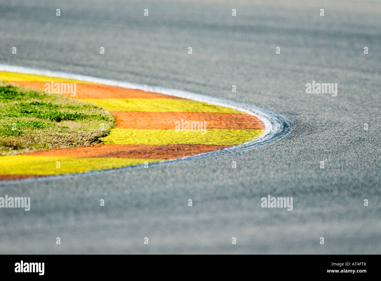 curve in racetrack Stock Photo - Alamy