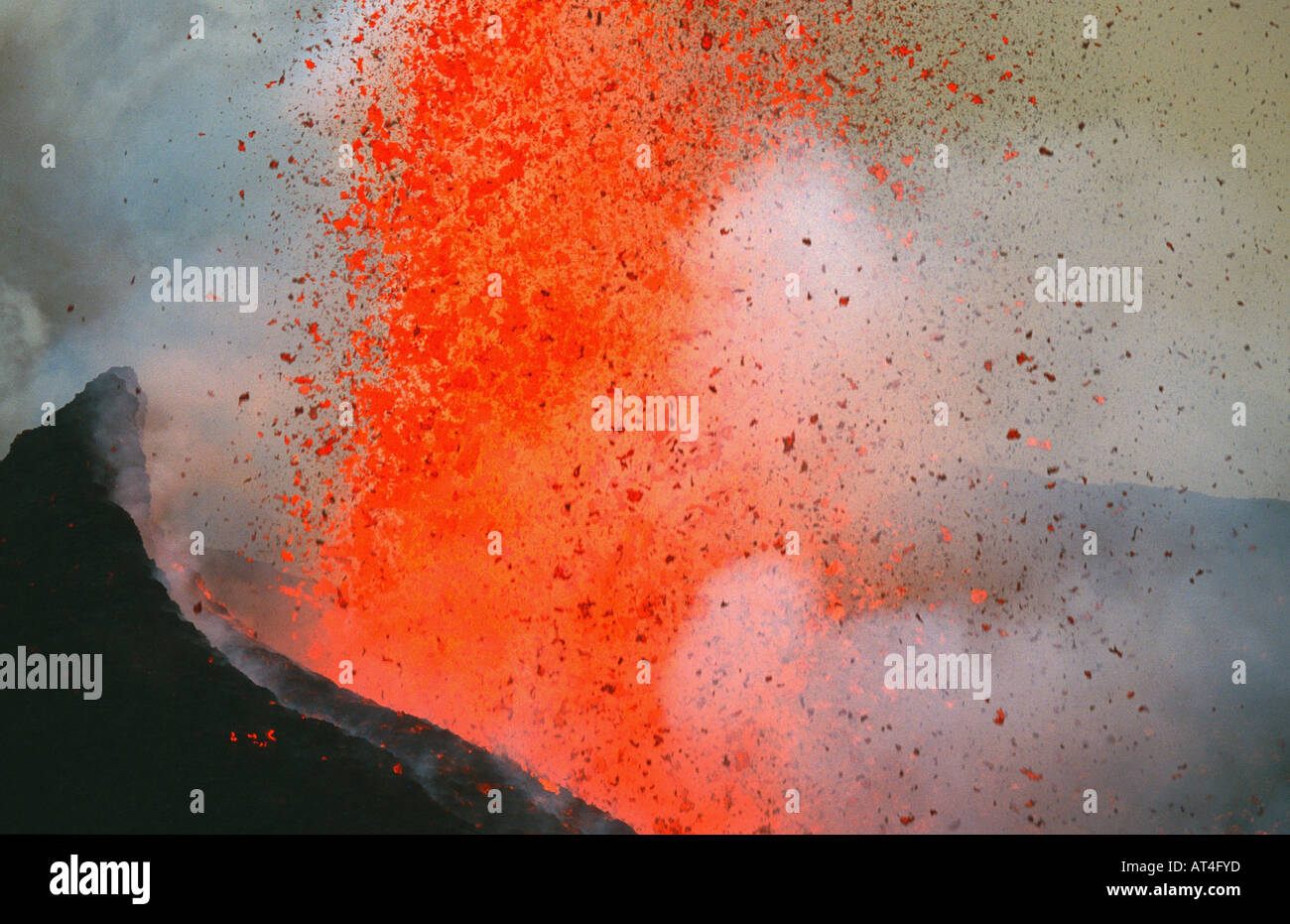 volcano Etna, eruption, Italy, Sicilia Stock Photo - Alamy