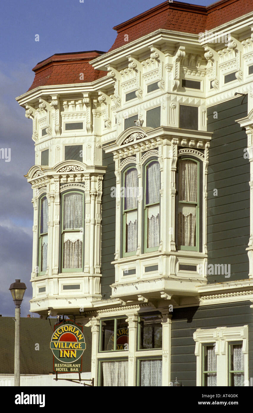 Victorian Architecture California Ferndale High Resolution Stock ...