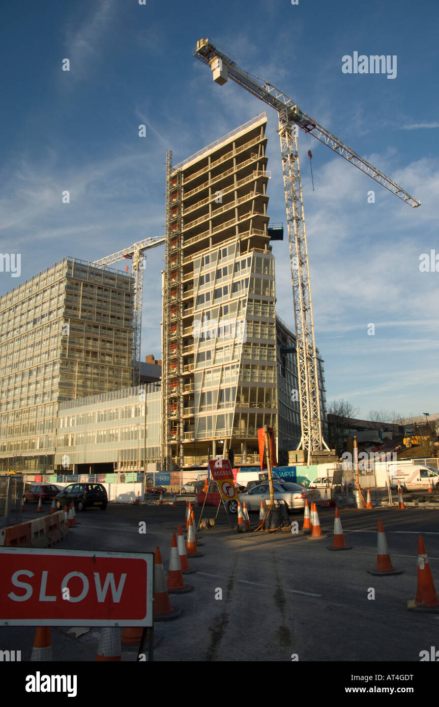 Liverpool 1 urban redevelopment new office block being constructed ...