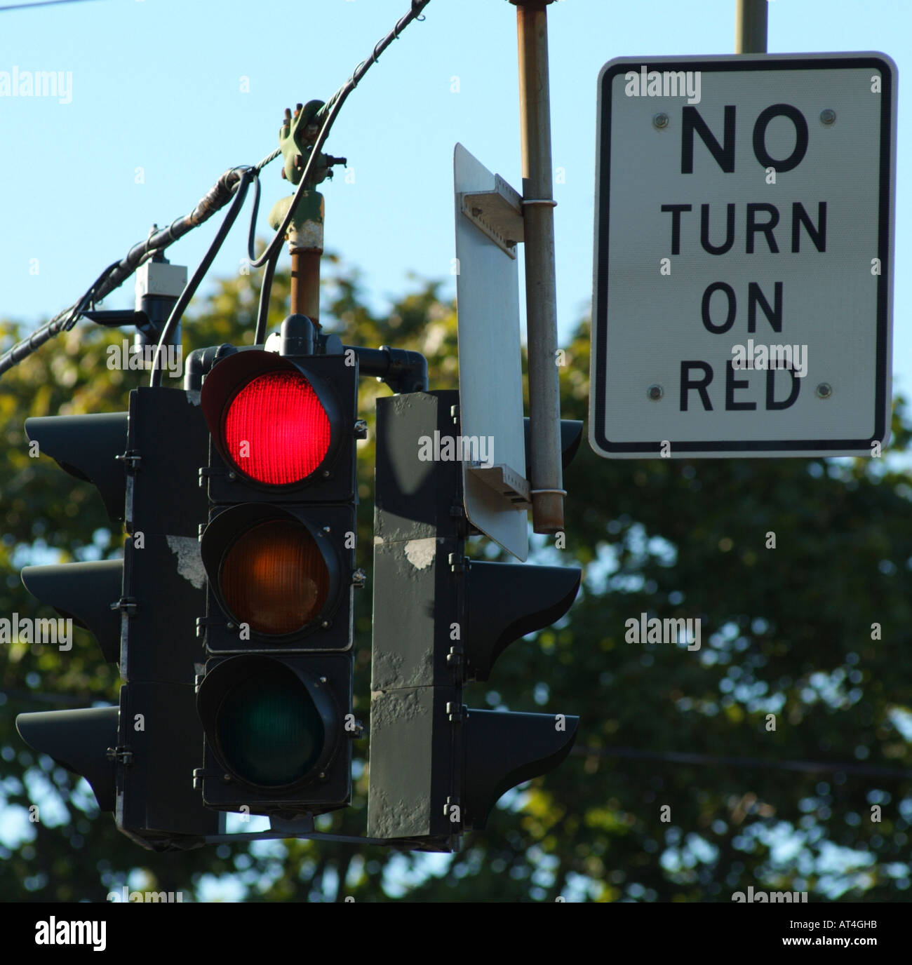 Traffic Lights No Turn On Red Signal USA Stock Photo Alamy traffic-lights-no-turn-on-red-signal-usa-stock-photo-alamy