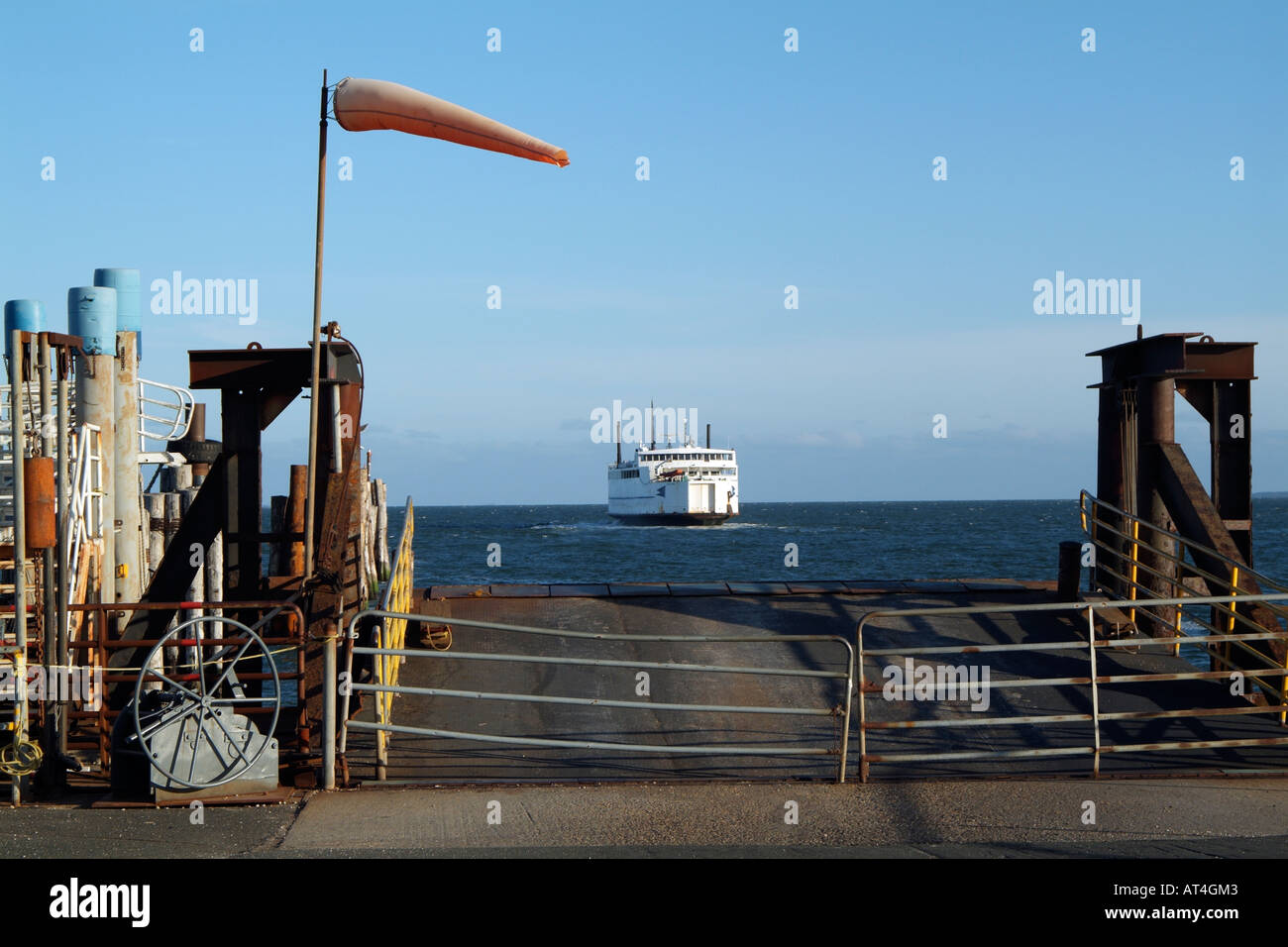 The Susan Anne ship Cross Sound Ferry Company departing Orient Point ...