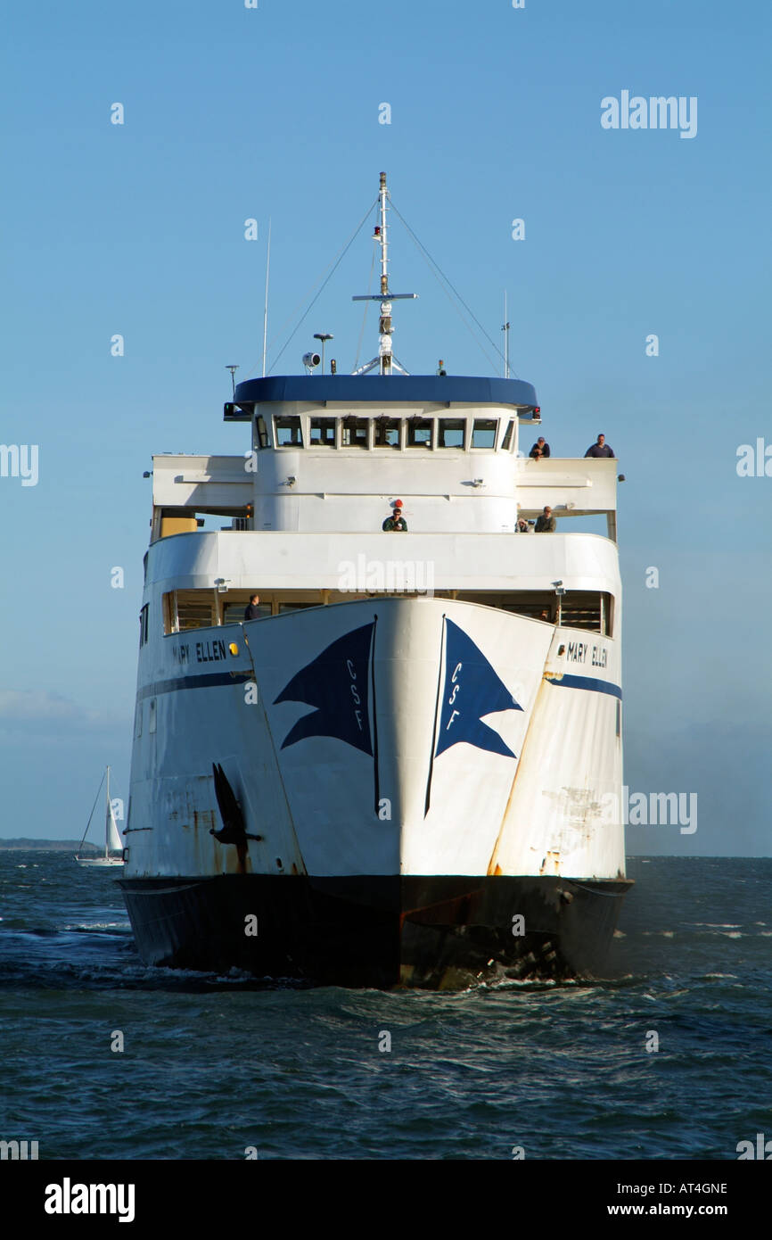 The Mary Ellen ship Cross Sound ferry at Orient Point Long Island New ...