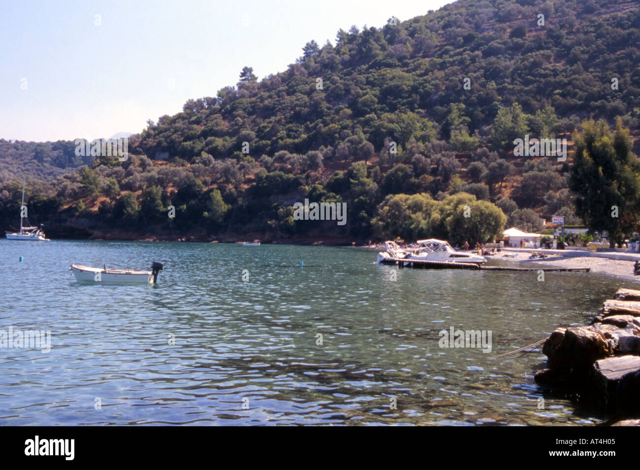 KERVELI BEACH SAMOS GREEK ISLAND EUROPE Stock Photo - Alamy