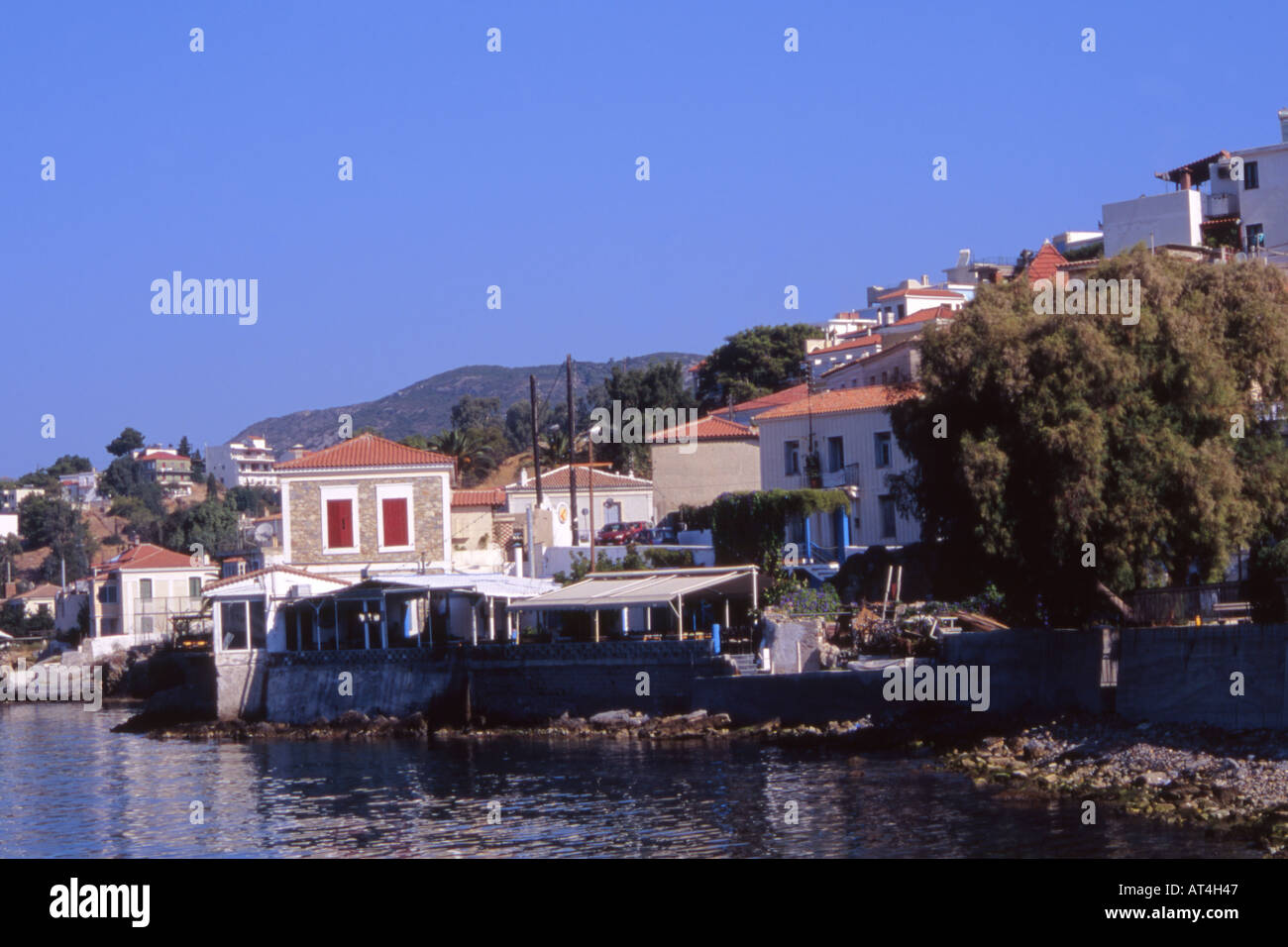 Waterfront samos town island hi-res stock photography and images - Alamy