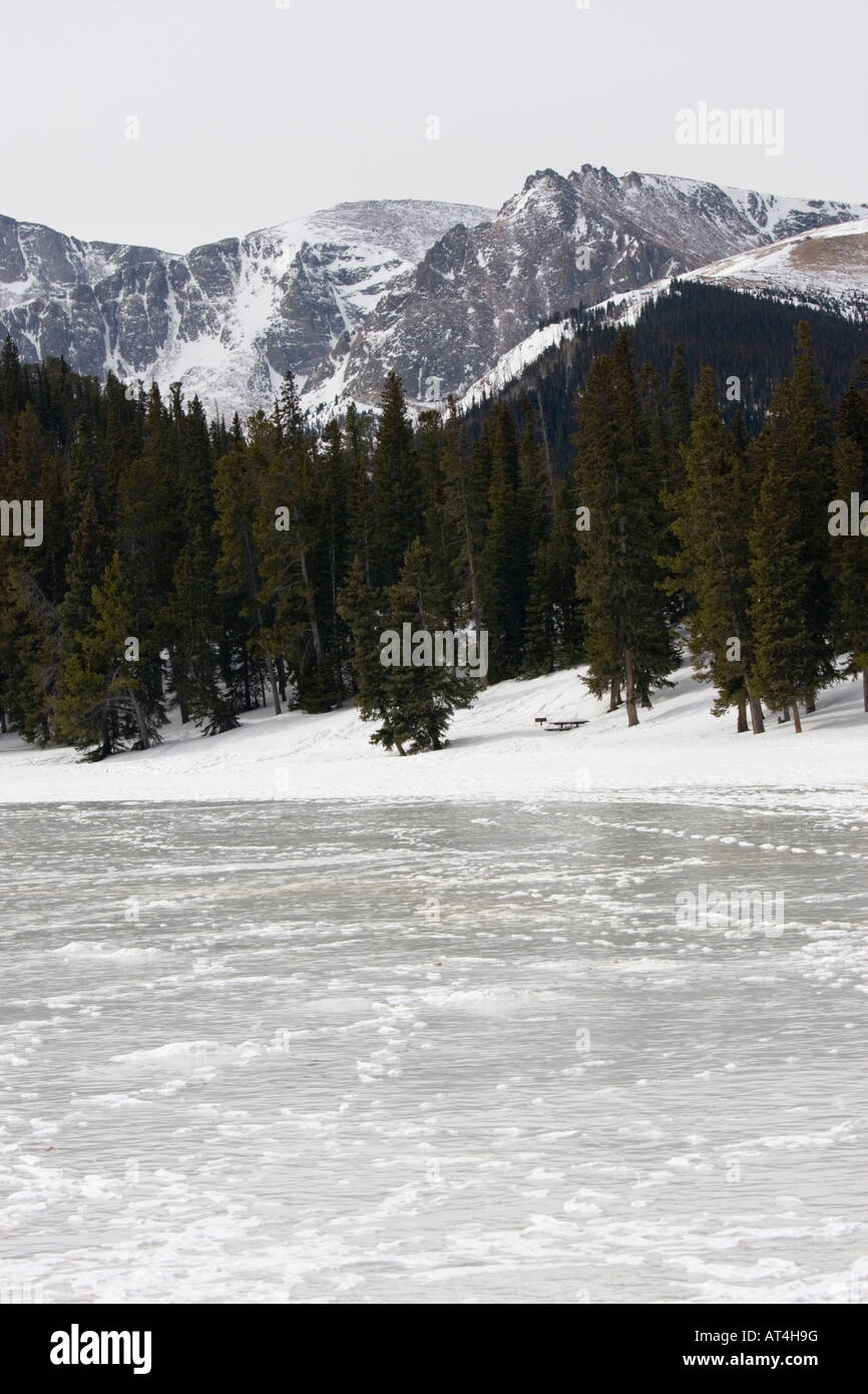 Colorado rocky mountains winter lakes hi-res stock photography and ...