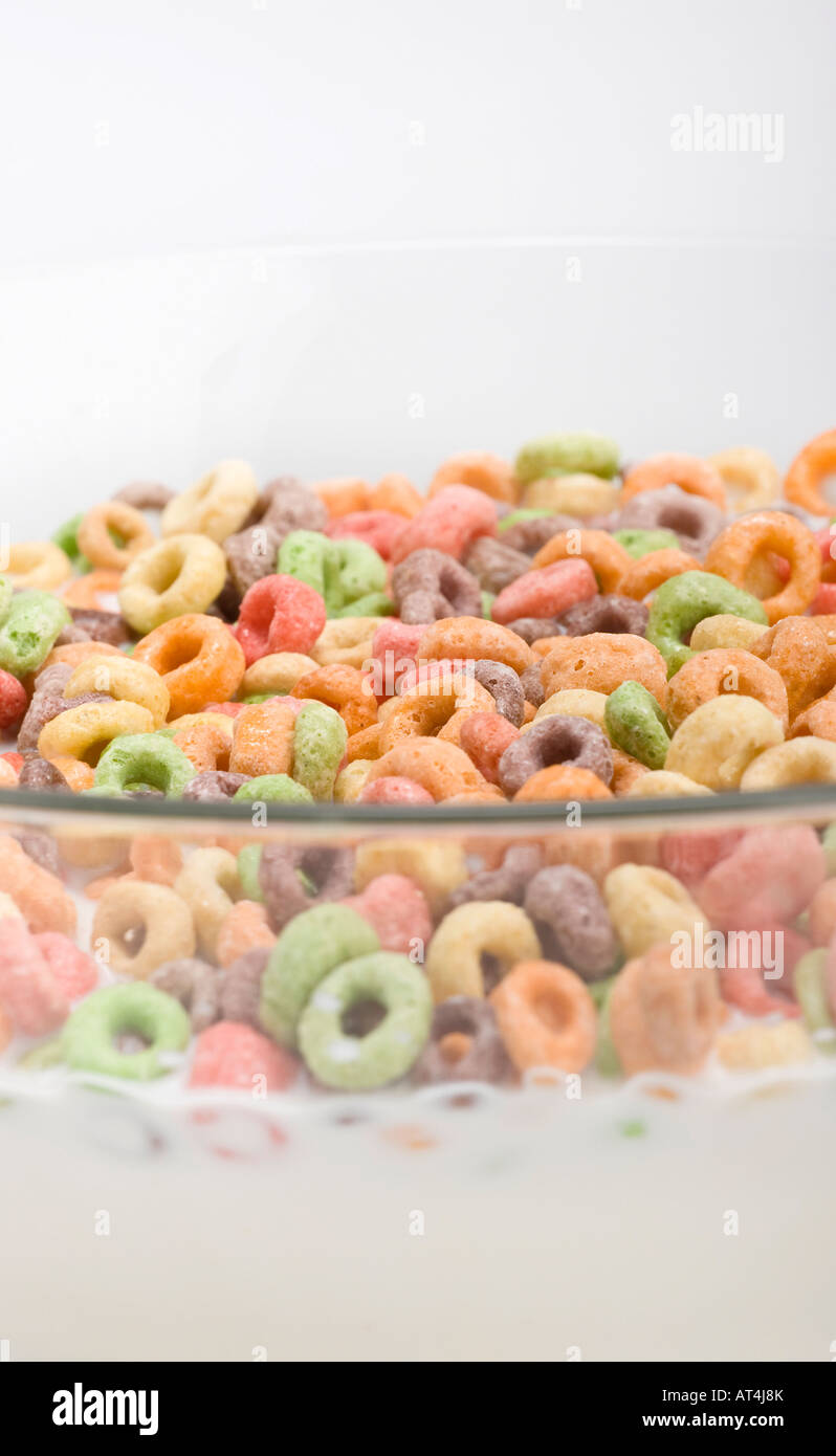 Cheerios cereal isolated on white hi-res stock photography and images ...