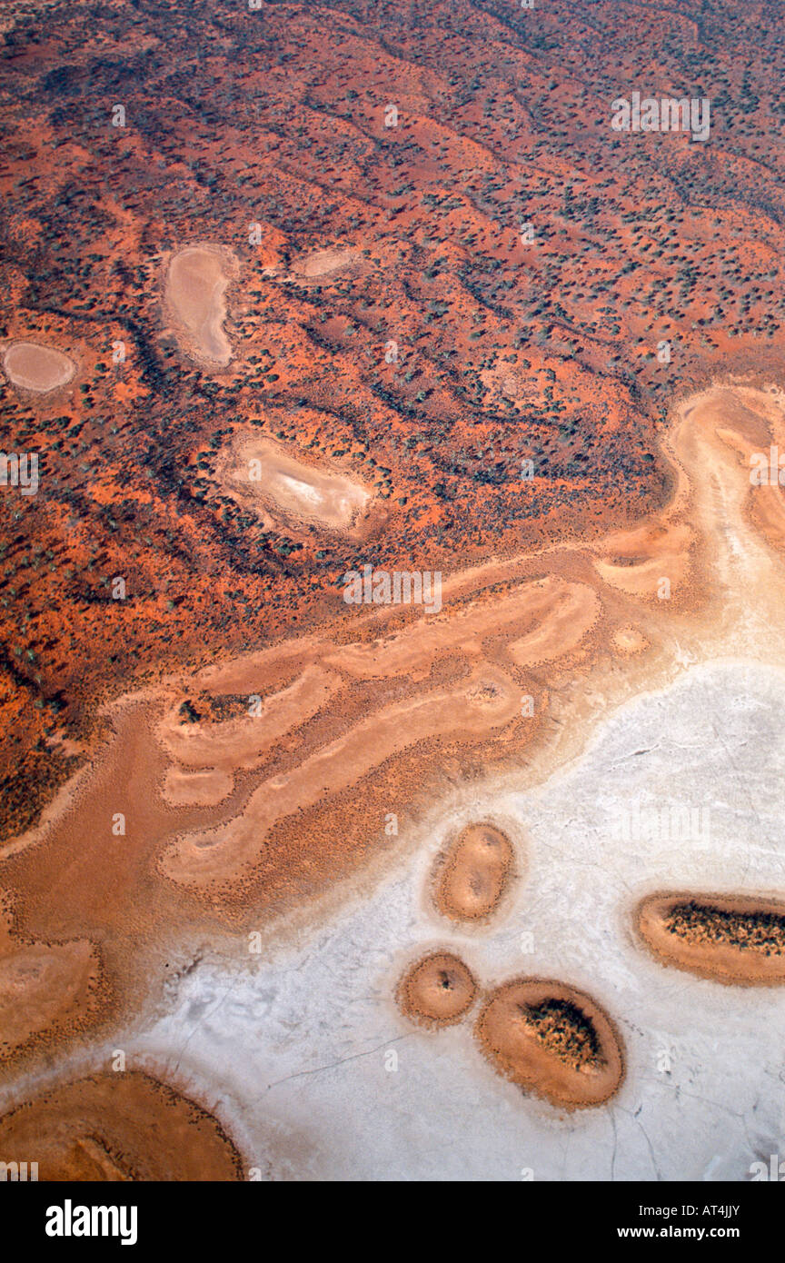 Patterns in salt lake, outback Australia Stock Photo - Alamy