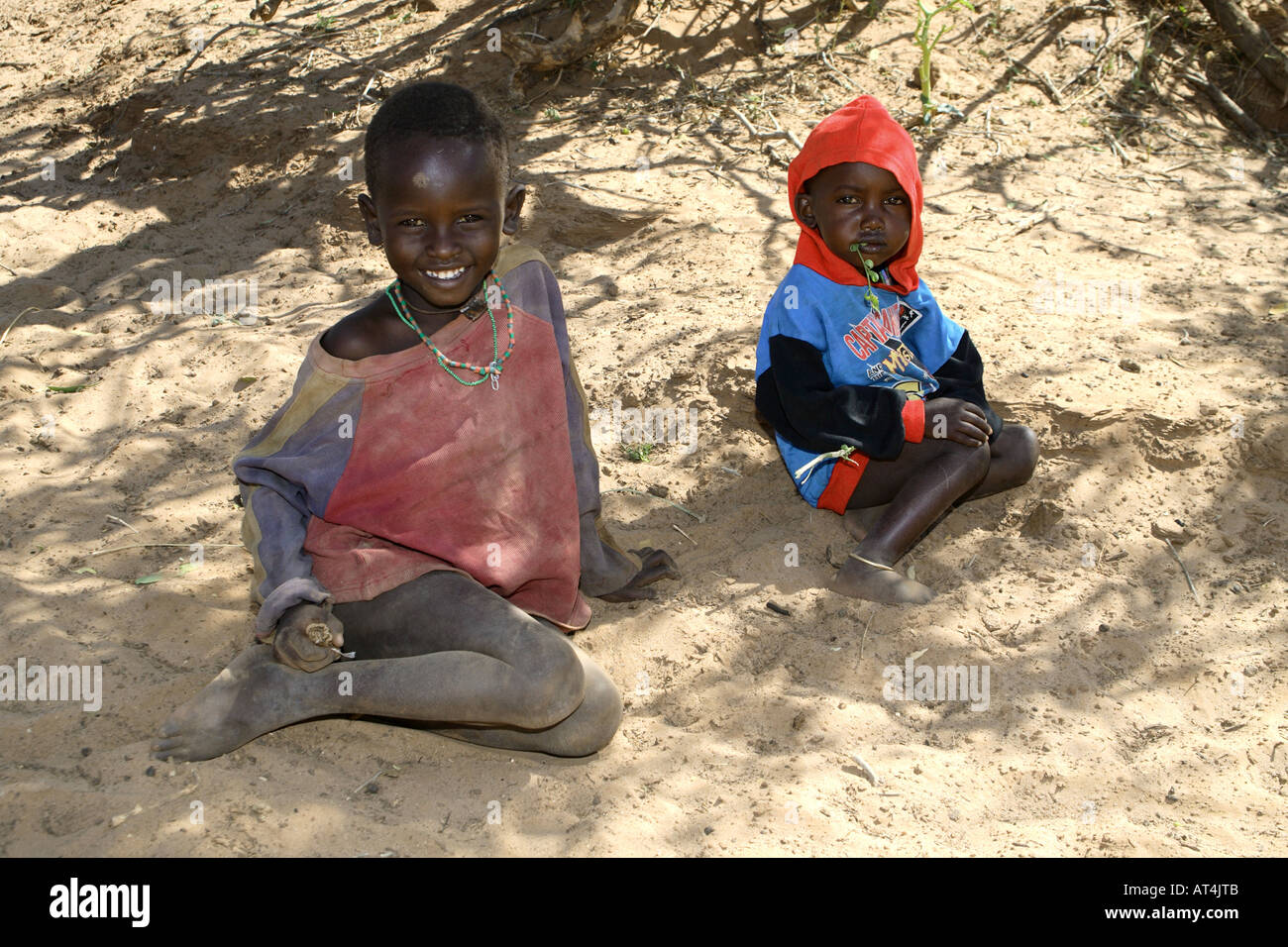Kenya children barefoot hi-res stock photography and images - Alamy