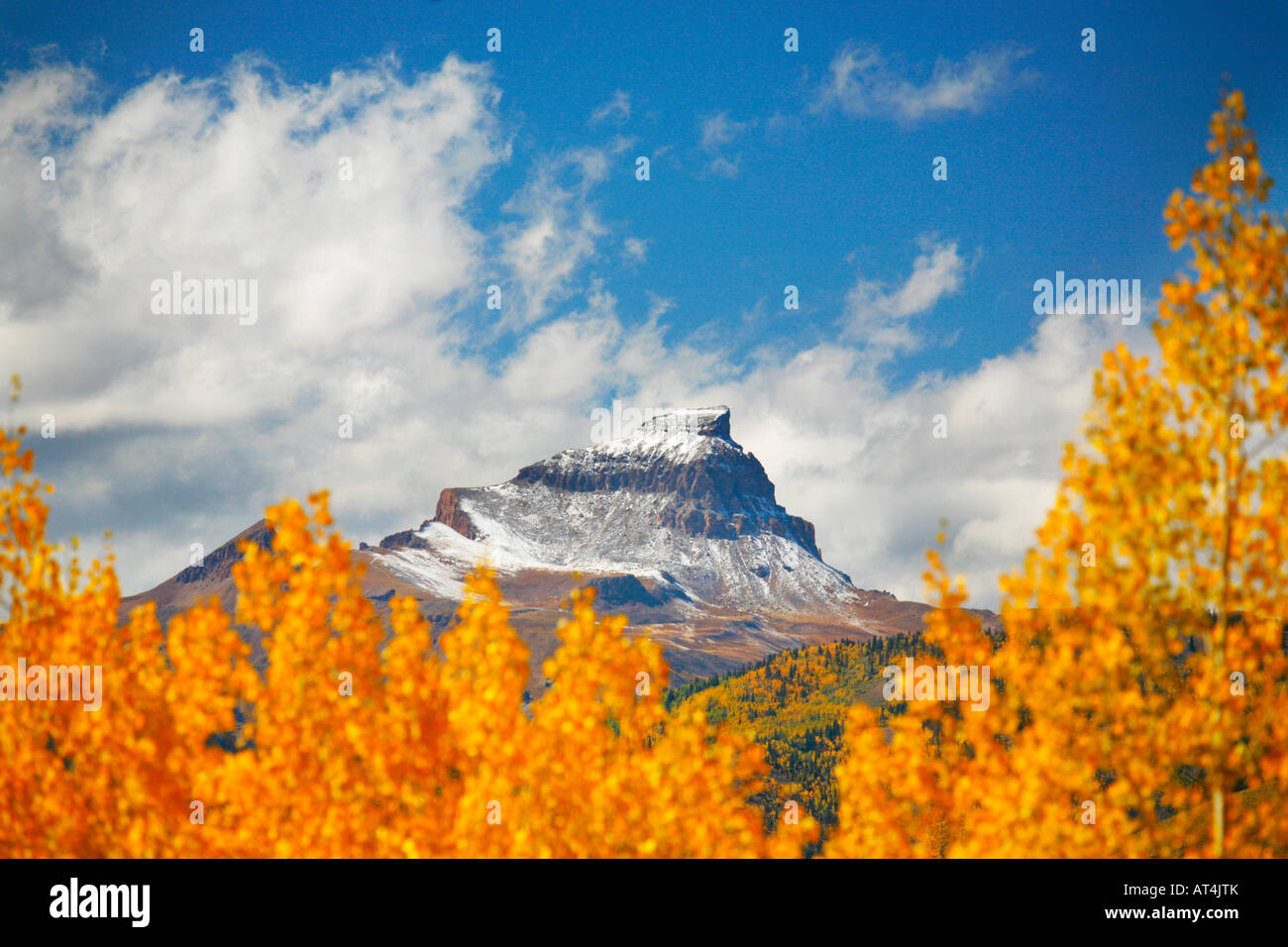 Uncompahgre Peak and Wilderness Area from Slumgullion Pass on Highway ...
