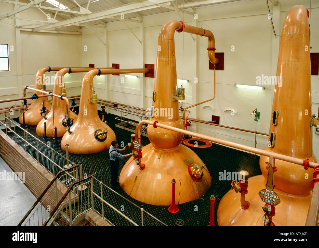 Talisker Whisky distillery, Isle of Skye, Inner Hebrides, Scotland. The ...