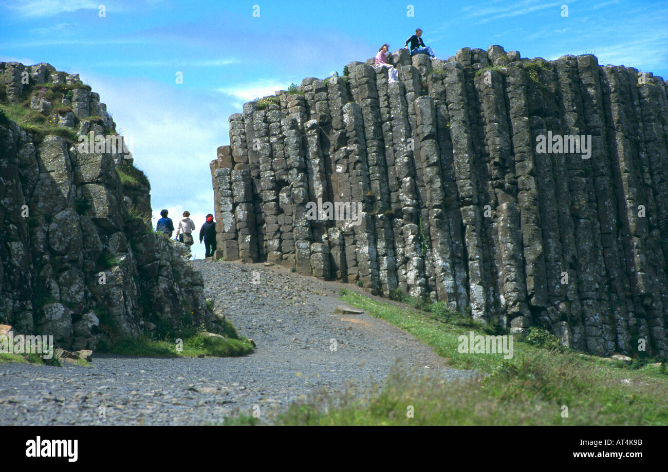 Giant's Gate at Giants Causeway Northern Ireland Stock Photo - Alamy