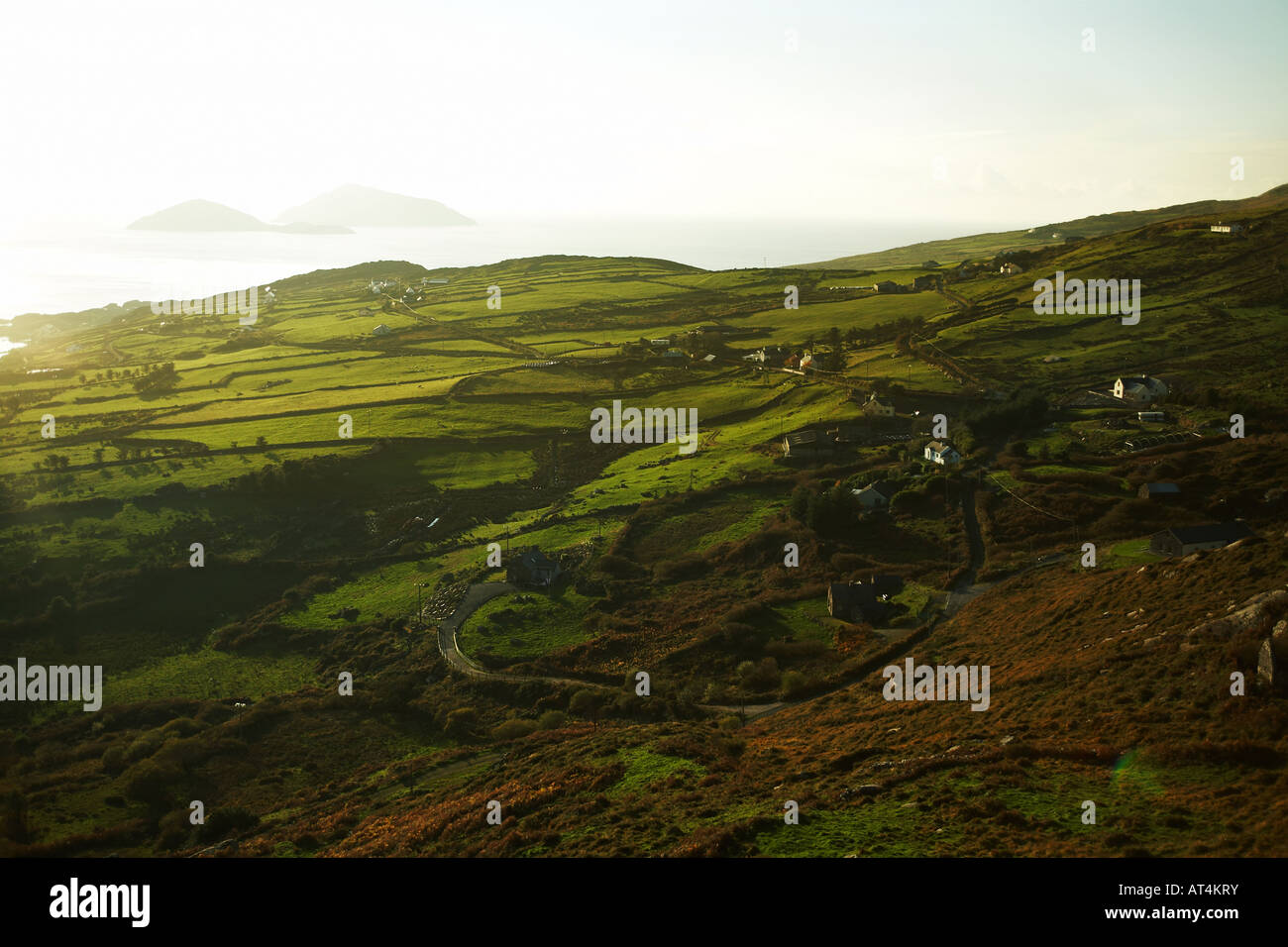 Sunset on the Ring of Kerry, County Kerry, Ireland Stock Photo - Alamy