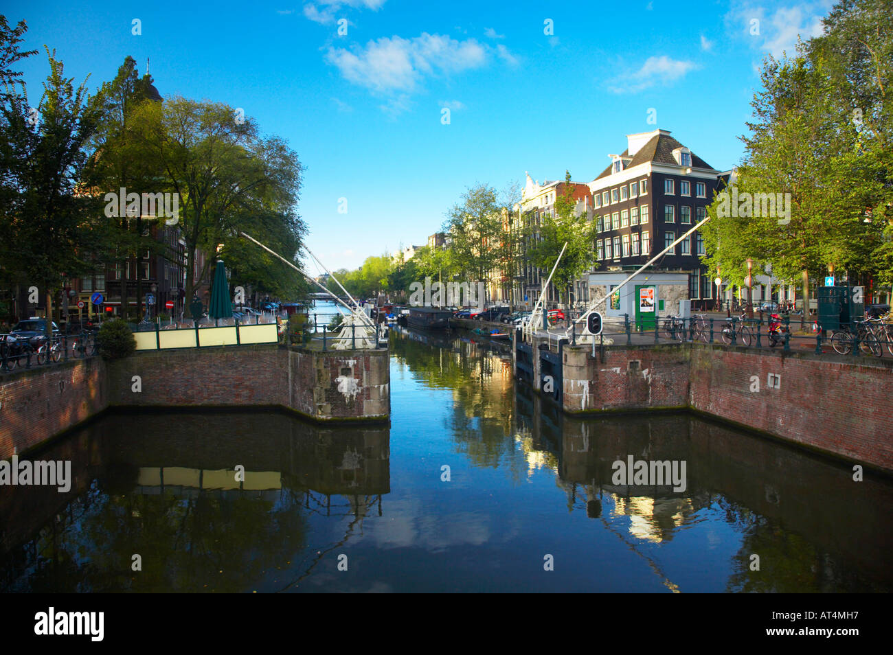 Netherlands, North Holland, Amsterdam. Typical architecture of ...