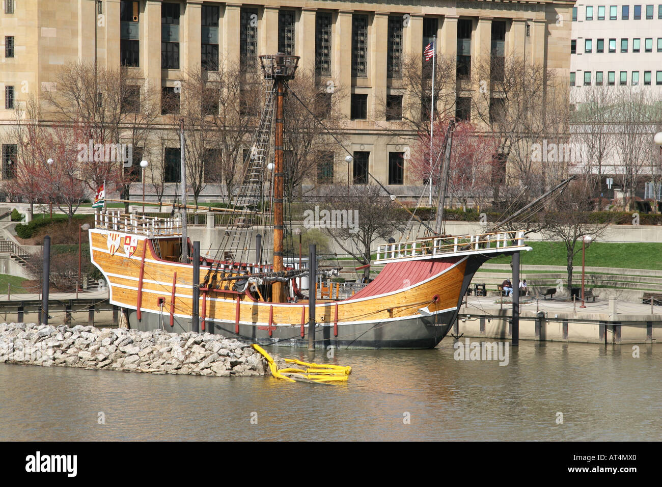 The Santa Maria replica Sailed by Christopher Columbus in 1492 Columbus ...